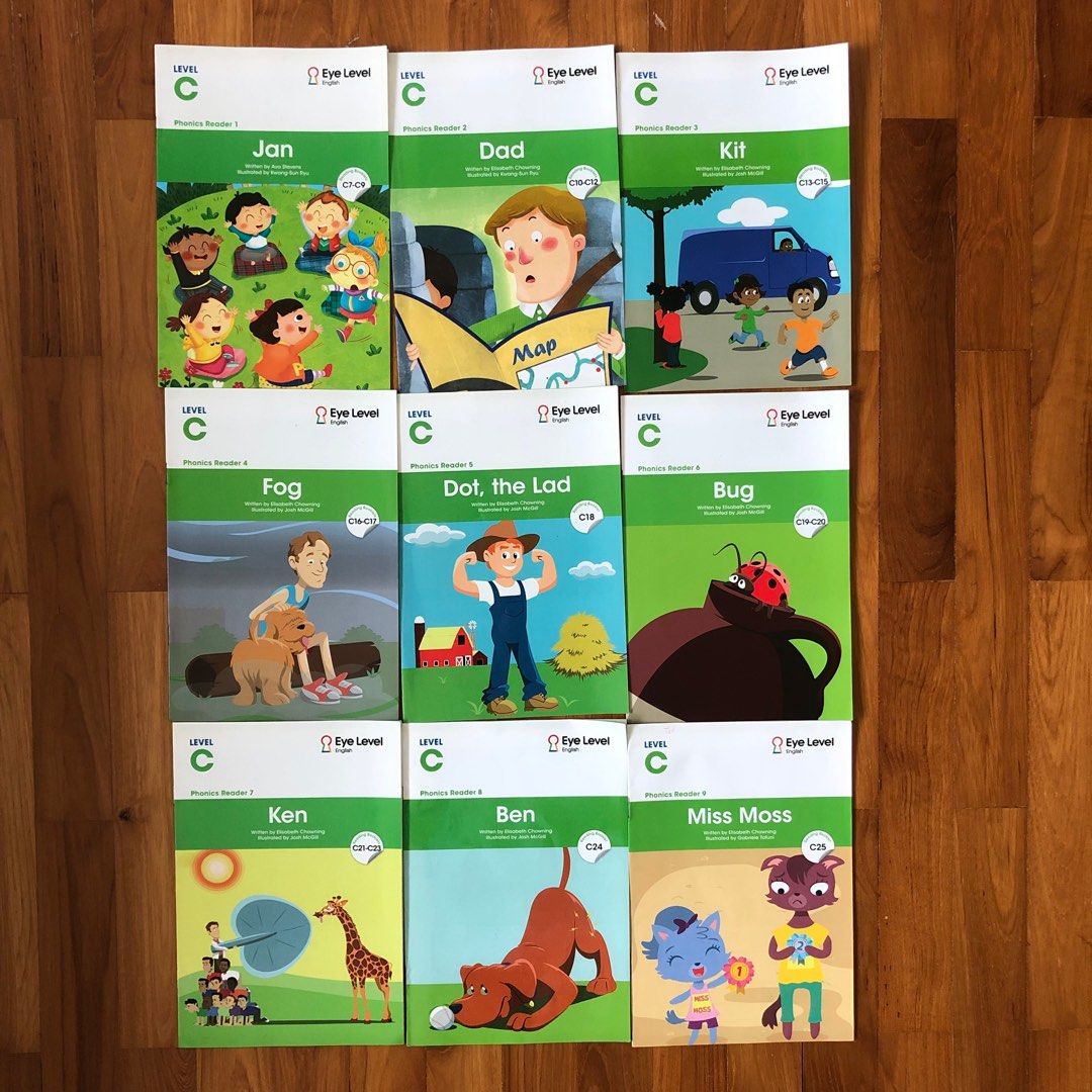 Set of 32 Eye Level Phonics English story books phonics readers for ...