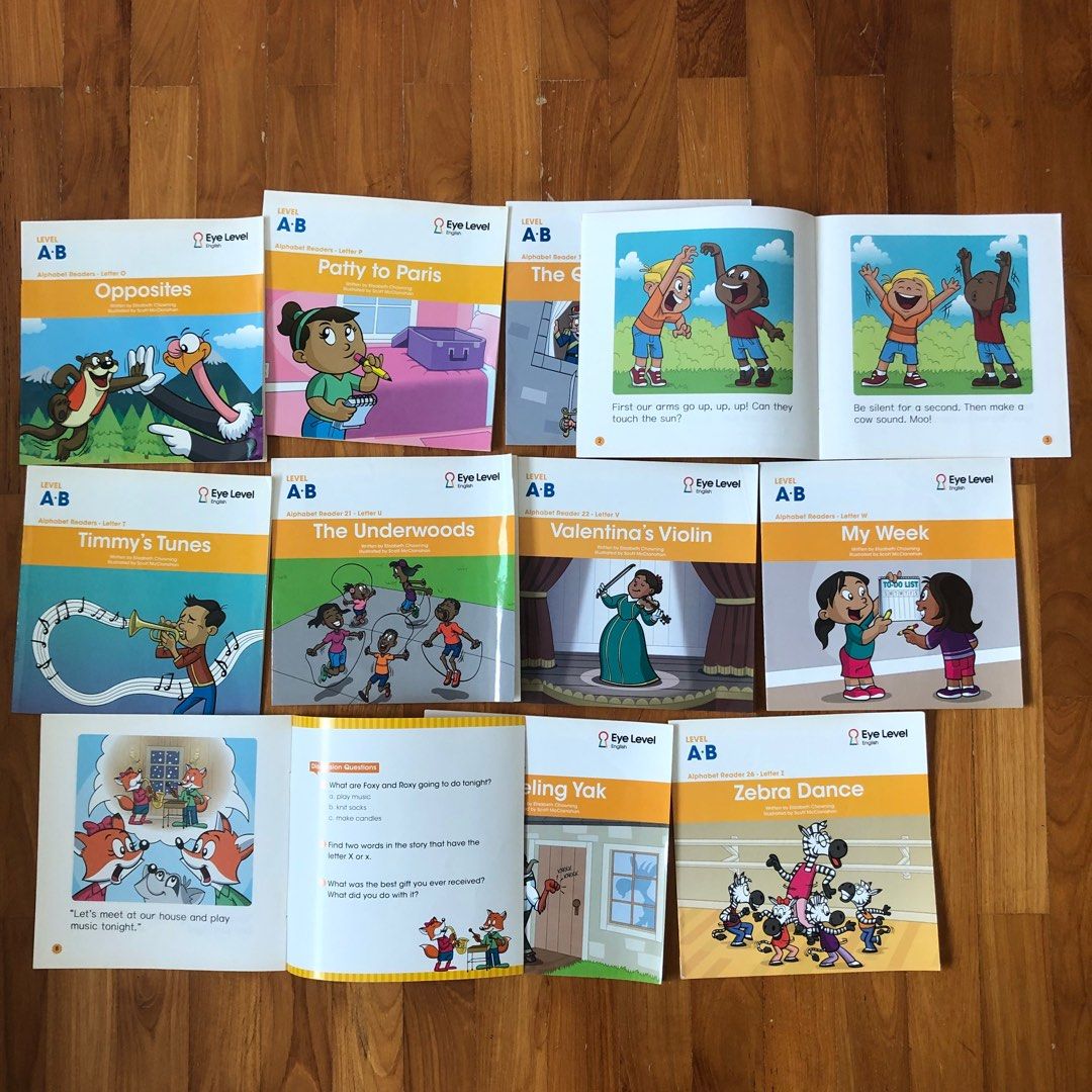 Set of 32 Eye Level Phonics English story books phonics readers for ...