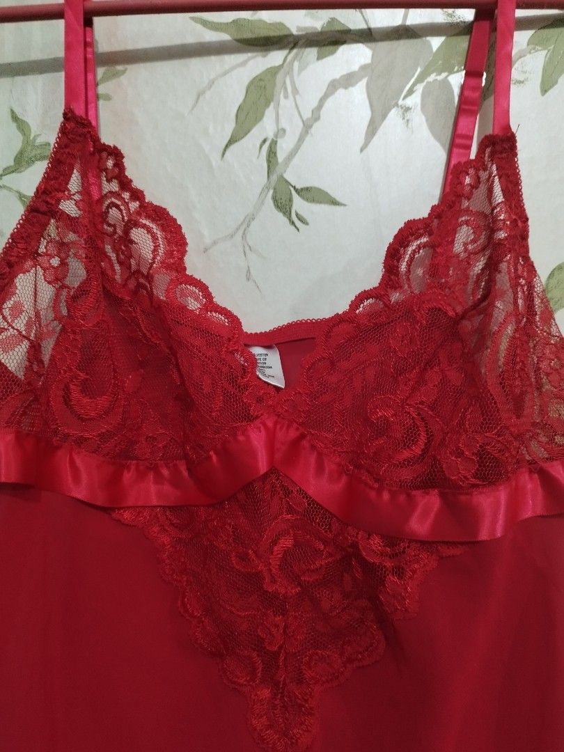 Sexy red lingerie, Women's Fashion, New Undergarments & Loungewear on ...