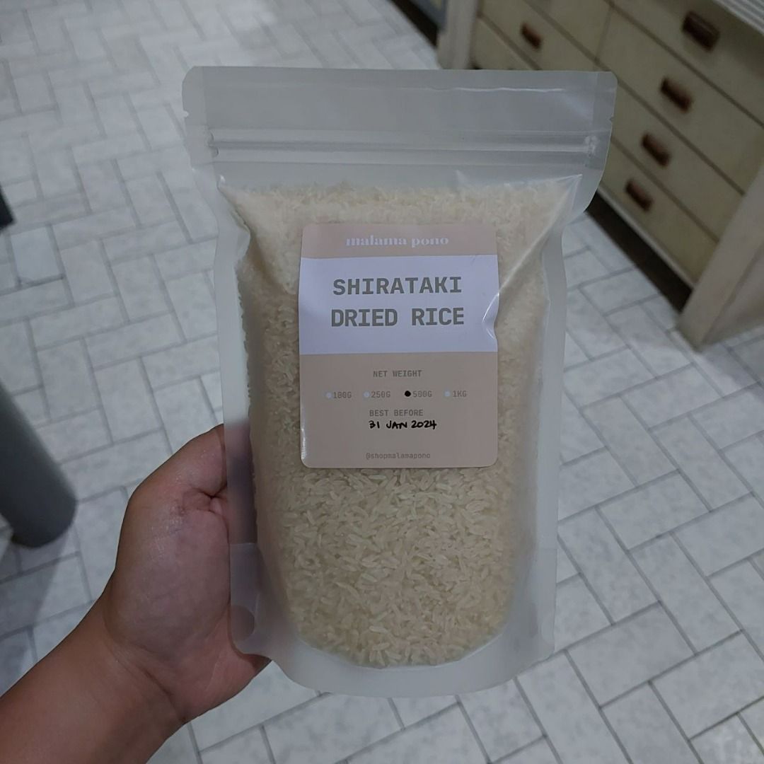 Shirataki Rice / Shirataki Dried Rice / Konjac Rice / The Miracle Rice ...