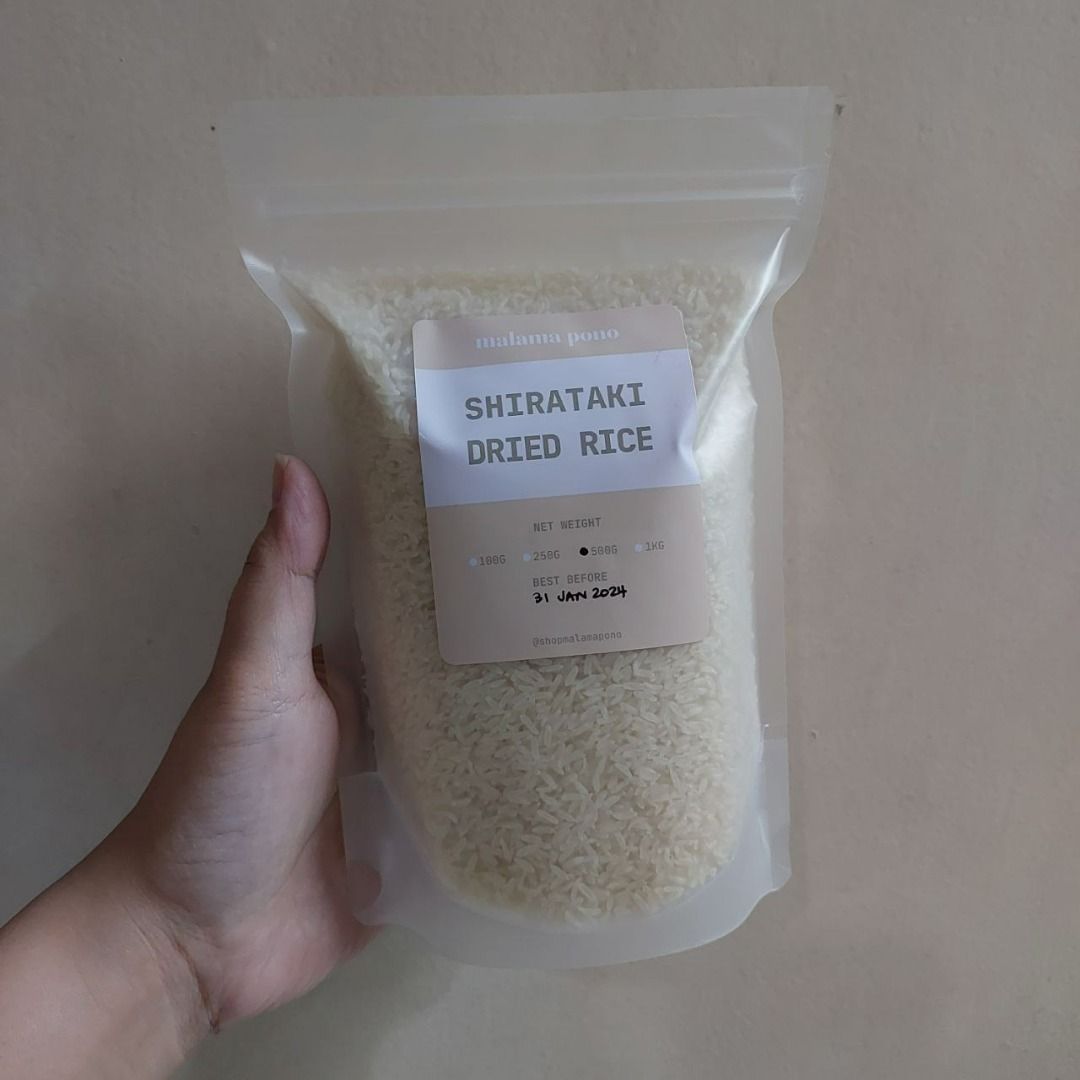 Shirataki Rice / Shirataki Dried Rice / Konjac Rice / The Miracle Rice ...