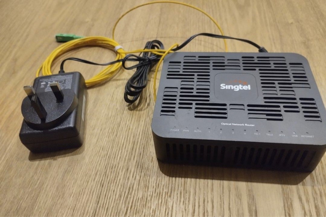 Singtel Optical Network Router, Computers & Tech, Parts & Accessories ...