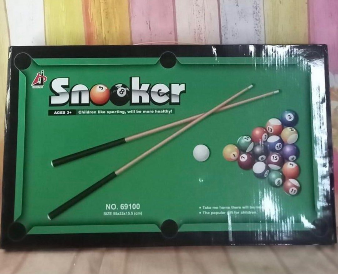 Snooker Billard Set, Hobbies & Toys, Toys & Games on Carousell