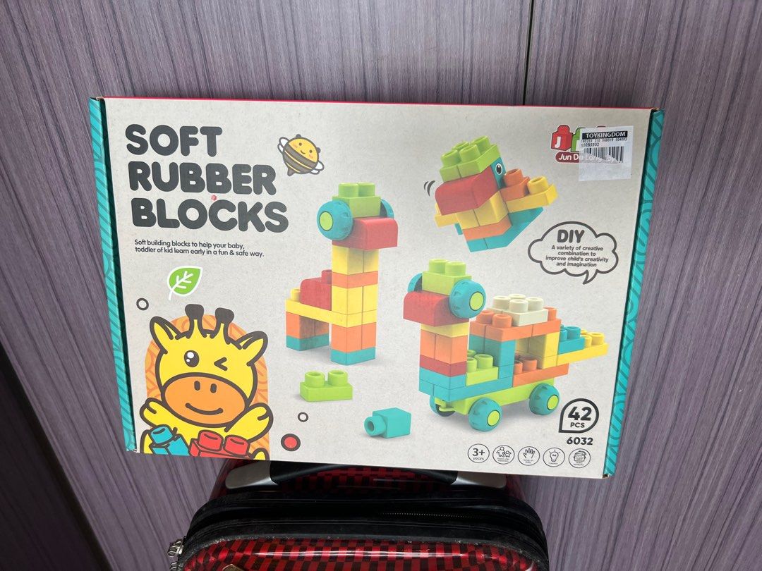 Soft rubber blocks from toy kingdom, Hobbies & Toys, Toys & Games on ...
