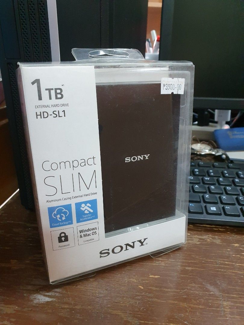 SONY EXTERNAL HDD (SLIM), Computers & Tech, Laptops & Notebooks on ...