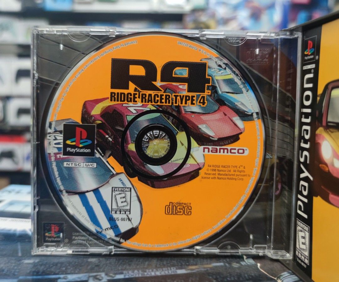 Sony PS1 R4 Ridge Racer Type 4 ( US Version ), Video Gaming, Video ...