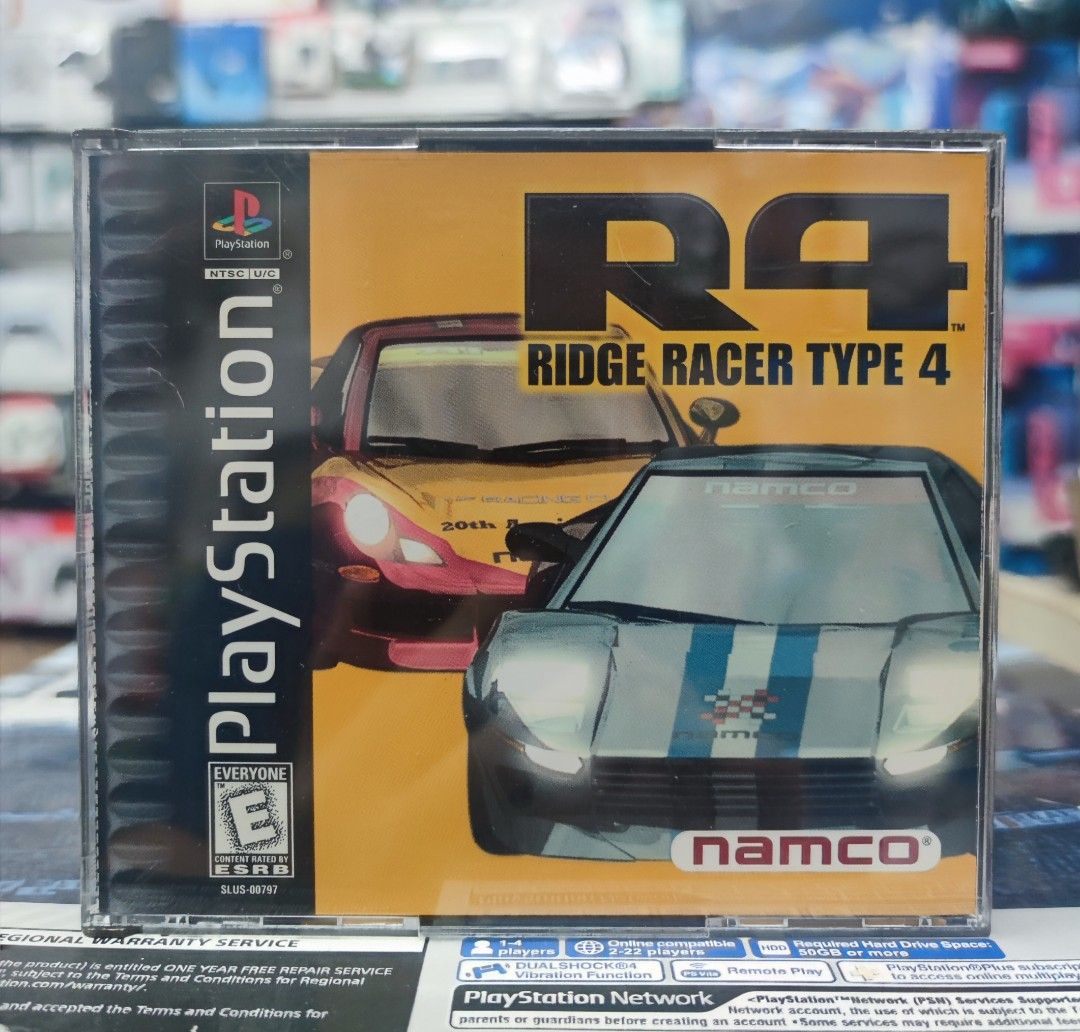 Sony PS1 R4 Ridge Racer Type 4 ( US Version ), Video Gaming, Video ...