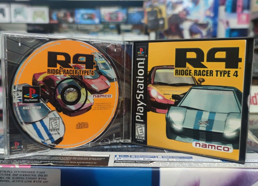 Sony PS1 R4 Ridge Racer Type 4 ( US Version ), Video Gaming, Video ...