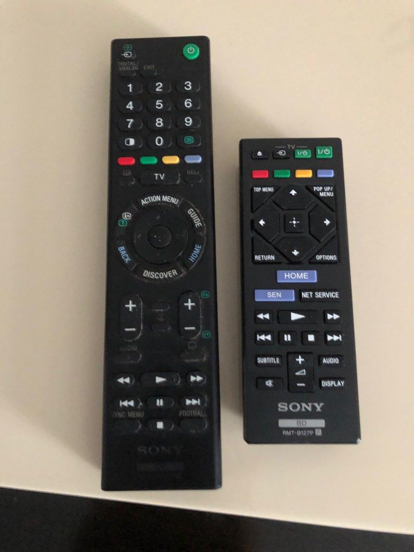 Sony remote control, TV & Home Appliances, TV & Entertainment, TV Parts ...