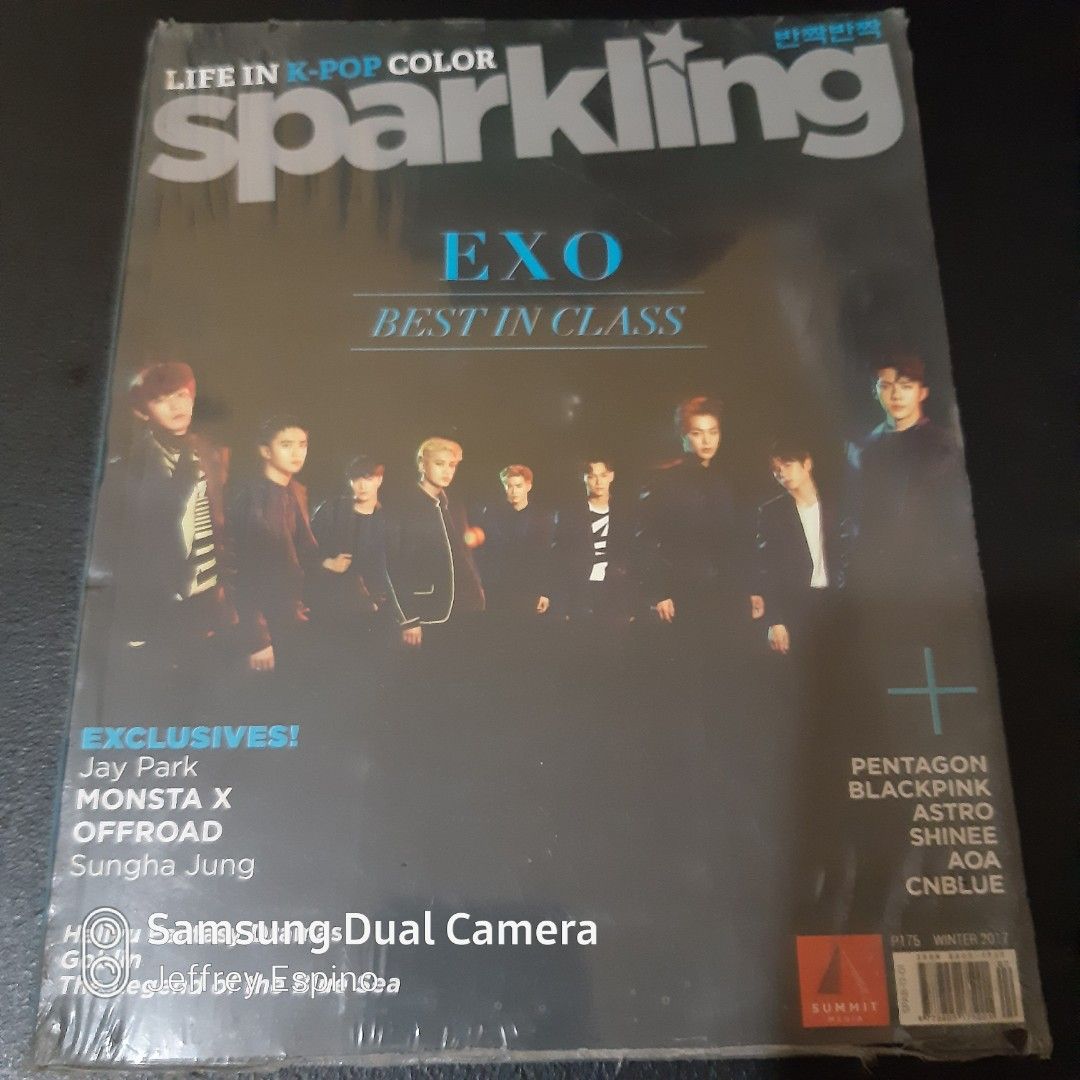 Sparkling Magazine EXO Best in Class, Hobbies & Toys, Books & Magazines ...