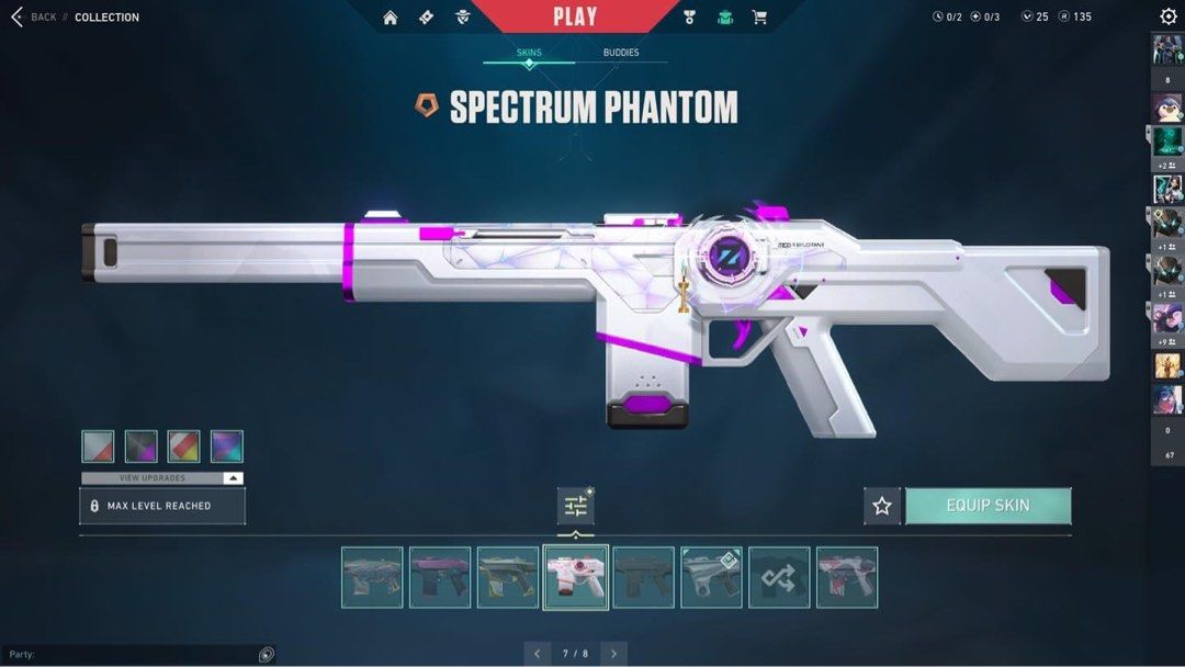 SPECTRUM PHANTOM+PRIME KARAMBIT+CHAOS OPERATOR, 8 PREMS VALORANT ...