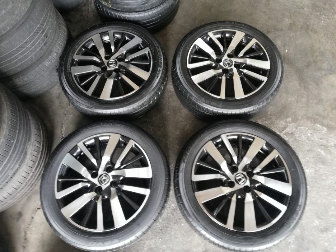 Sport rim honda original jazz city 16 tayar toyo, Auto Accessories on ...