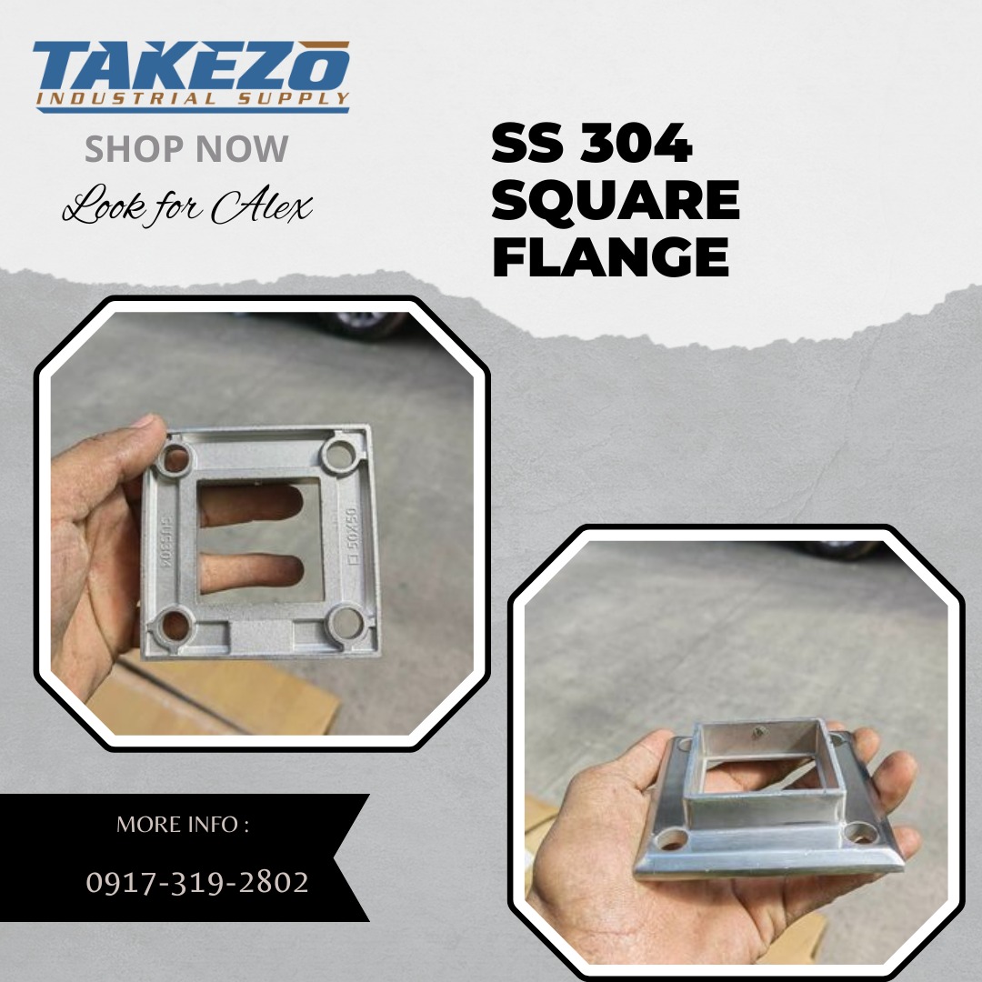 Ss 304 Square Flange (Specs: 2x2), Commercial & Industrial ...