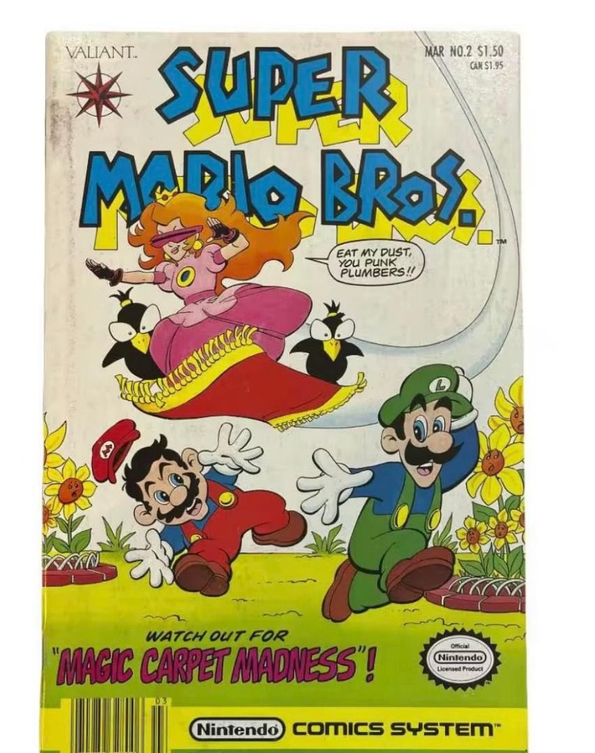 Super Mario Bros 2 Published Mar 1991 by Valiant Comic Book "Magic ...