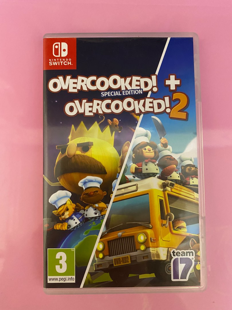Switch overcooked+ overcooked 2, 電子遊戲, 電子遊戲, Nintendo 任天堂 - Carousell