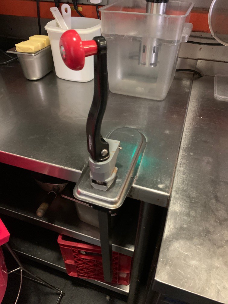 Table mount can opener, Furniture & Home Living, Kitchenware ...