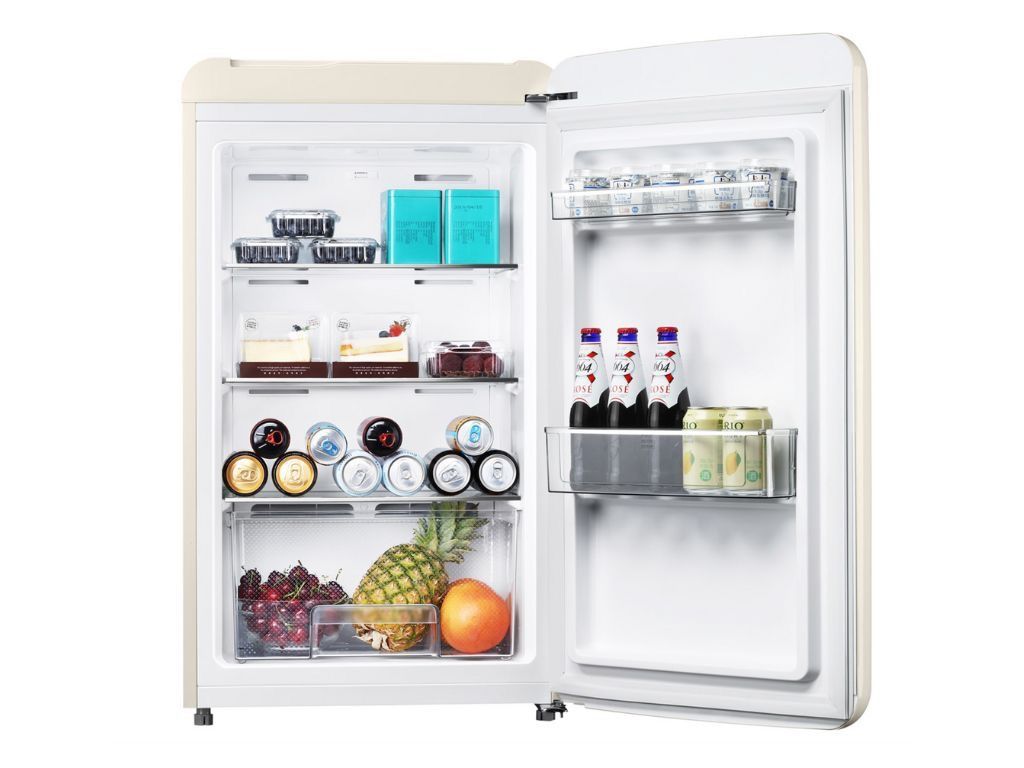Tecno Retro Series Frost Free Freezer / Fridge - Cream Color (TFR1388R ...