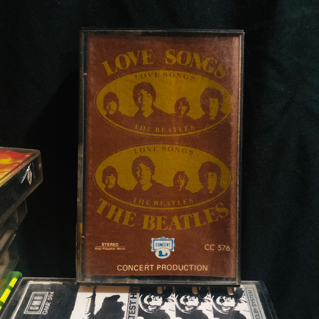 The Beatles Love Songs Cassette Tape, Hobbies & Toys, Memorabilia ...