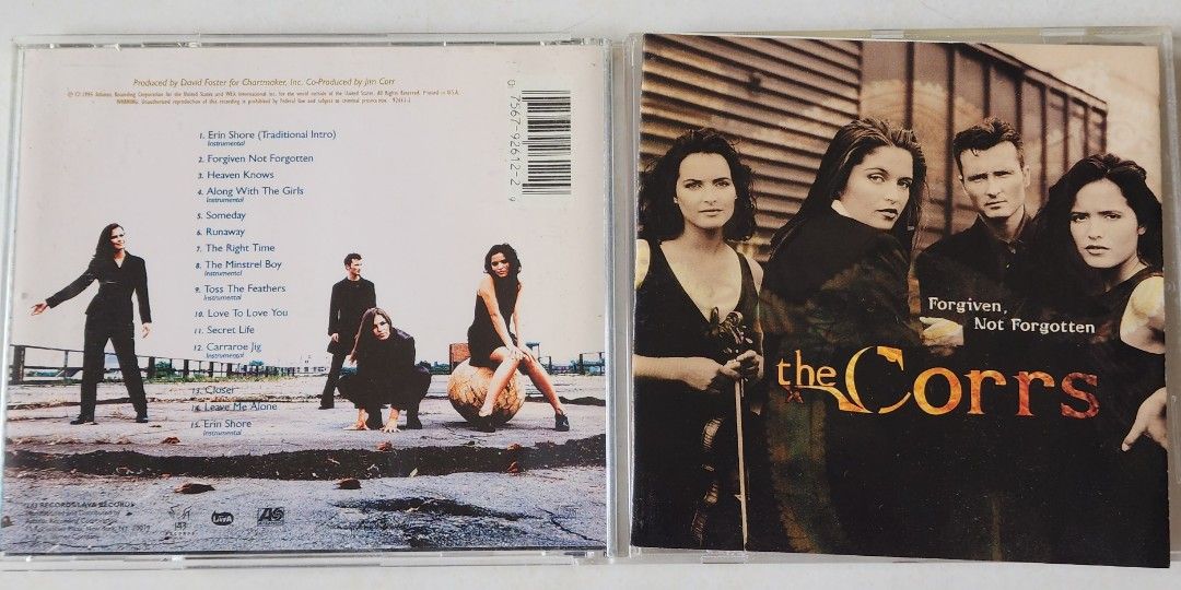 The Corrs ~ Forgiven, Not Forgotten ( MADE IN USA ) CD, Hobbies & Toys ...
