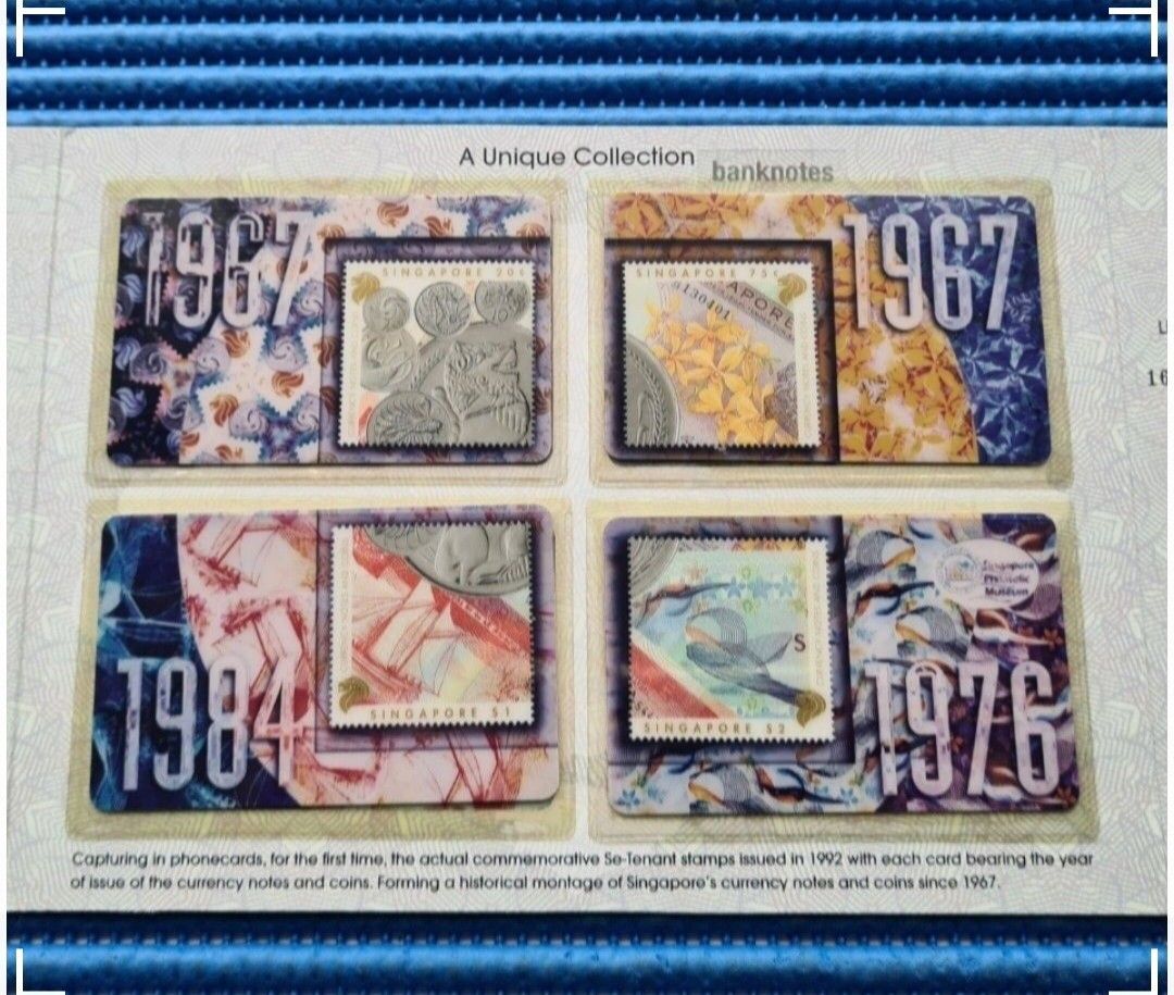 The History of Singapore Currency in A Stamp-Mounted Stamp Phonecards ...