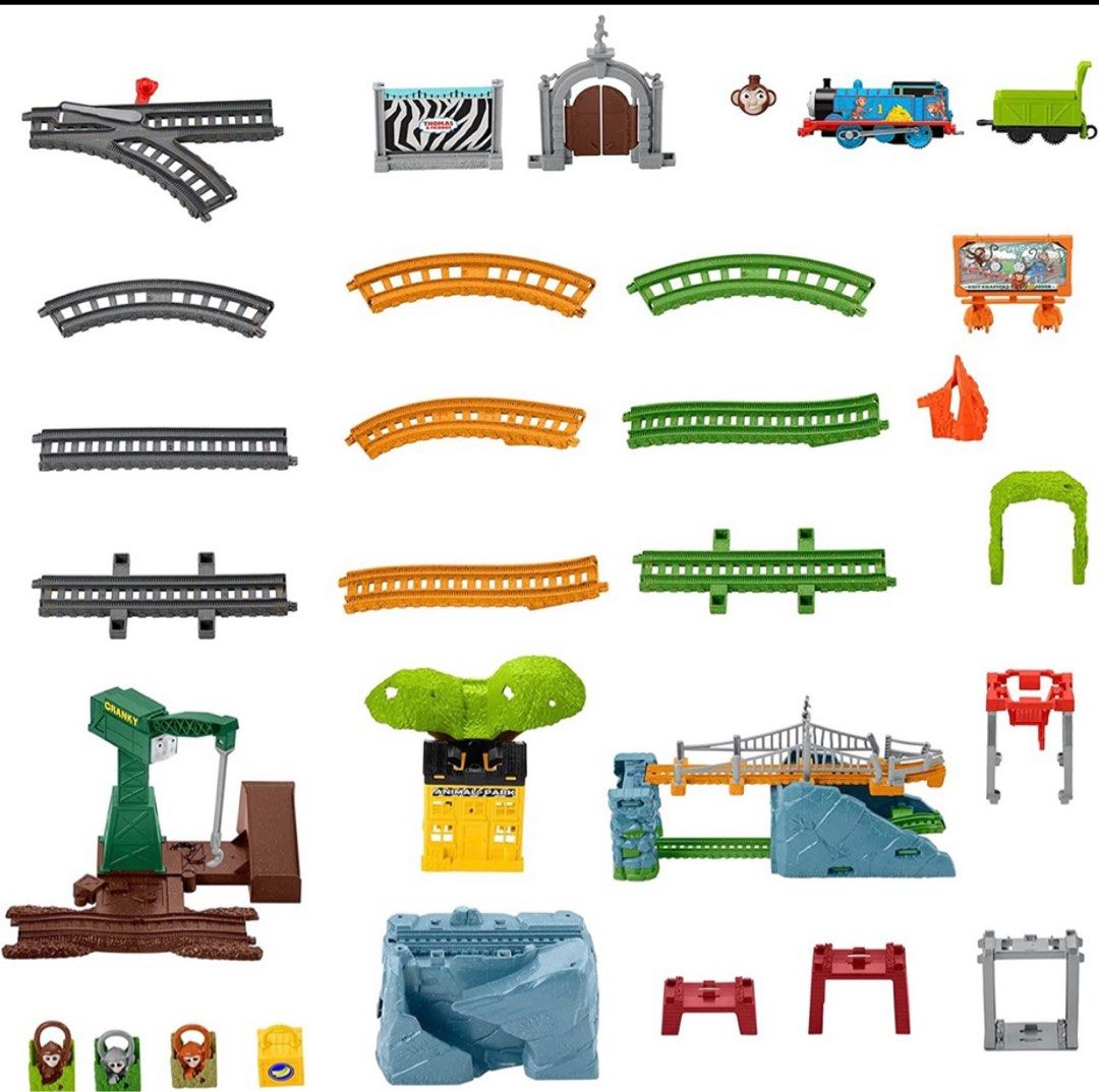 Thomas & Friends GLK81 Sodor Safari Animal Park Monkey Adventure Kids ...