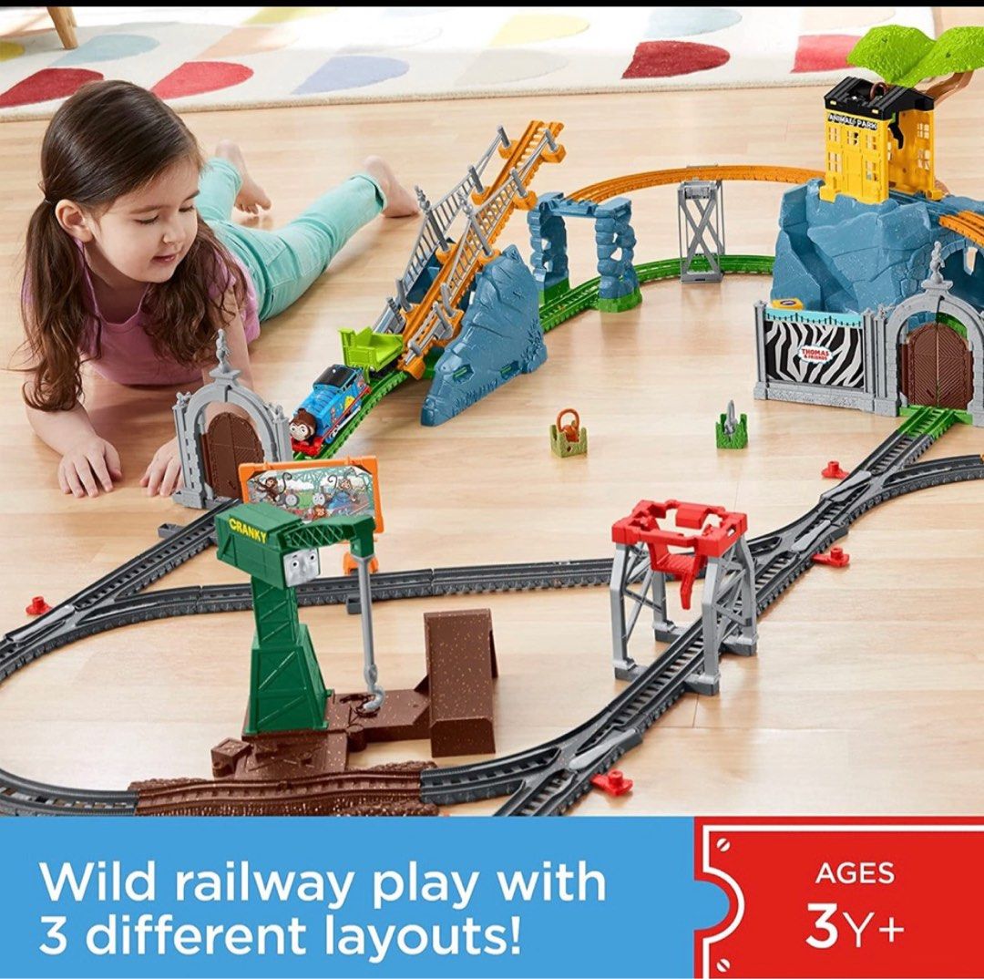 Thomas & Friends GLK81 Sodor Safari Animal Park Monkey Adventure Kids ...