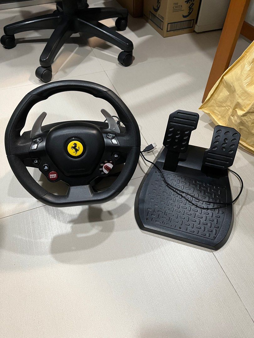 Thrustmaster T80 Ferrari 488 GTB Edition Racing Wheel PS4, Video Gaming ...