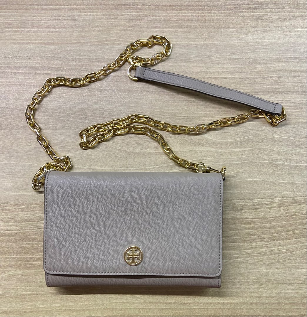 Tory Burch Wallet on Chain, Women's Fashion, Bags & Wallets, Purses ...
