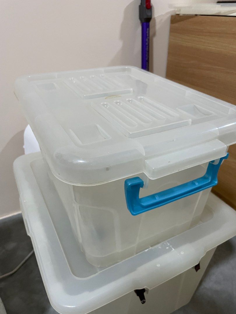 Toyogo plastic storage boxes - 3 sizes, Furniture & Home Living, Home ...