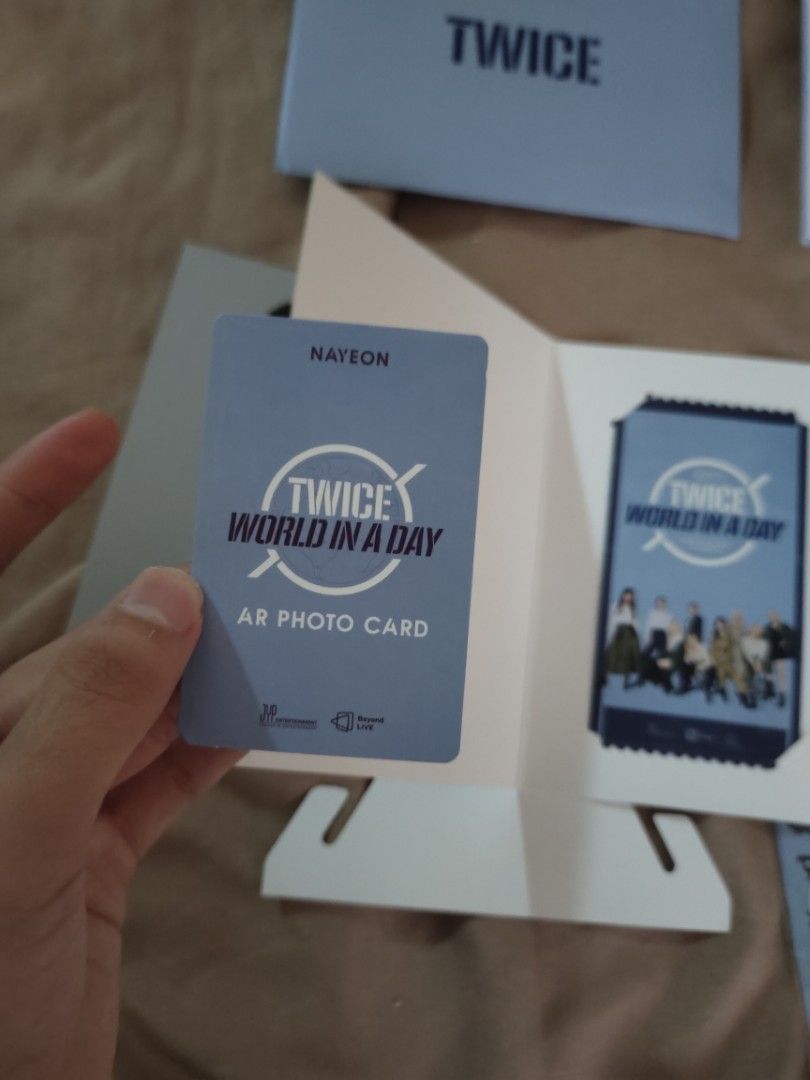 Twice 2020 World in a day-special AR ticket set, Hobbies & Toys, Collectibles & Memorabilia, K ...