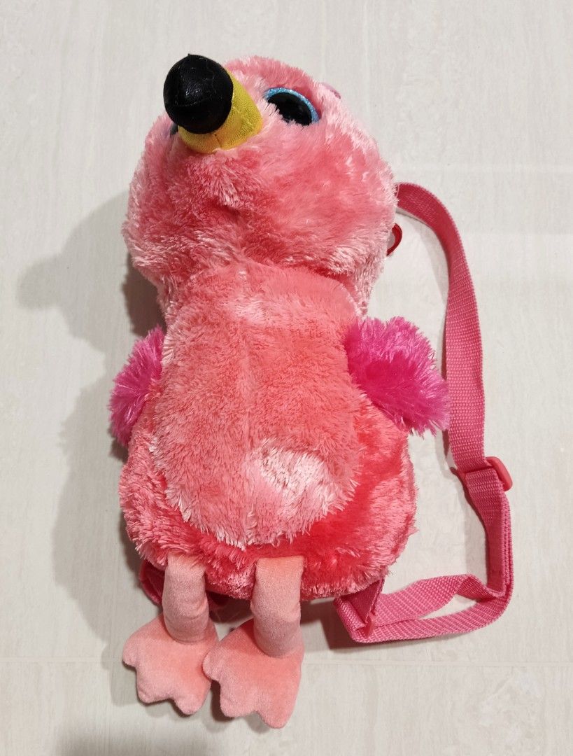 TY Plush Flamingo backpack - Gilda, Hobbies & Toys, Toys & Games on ...