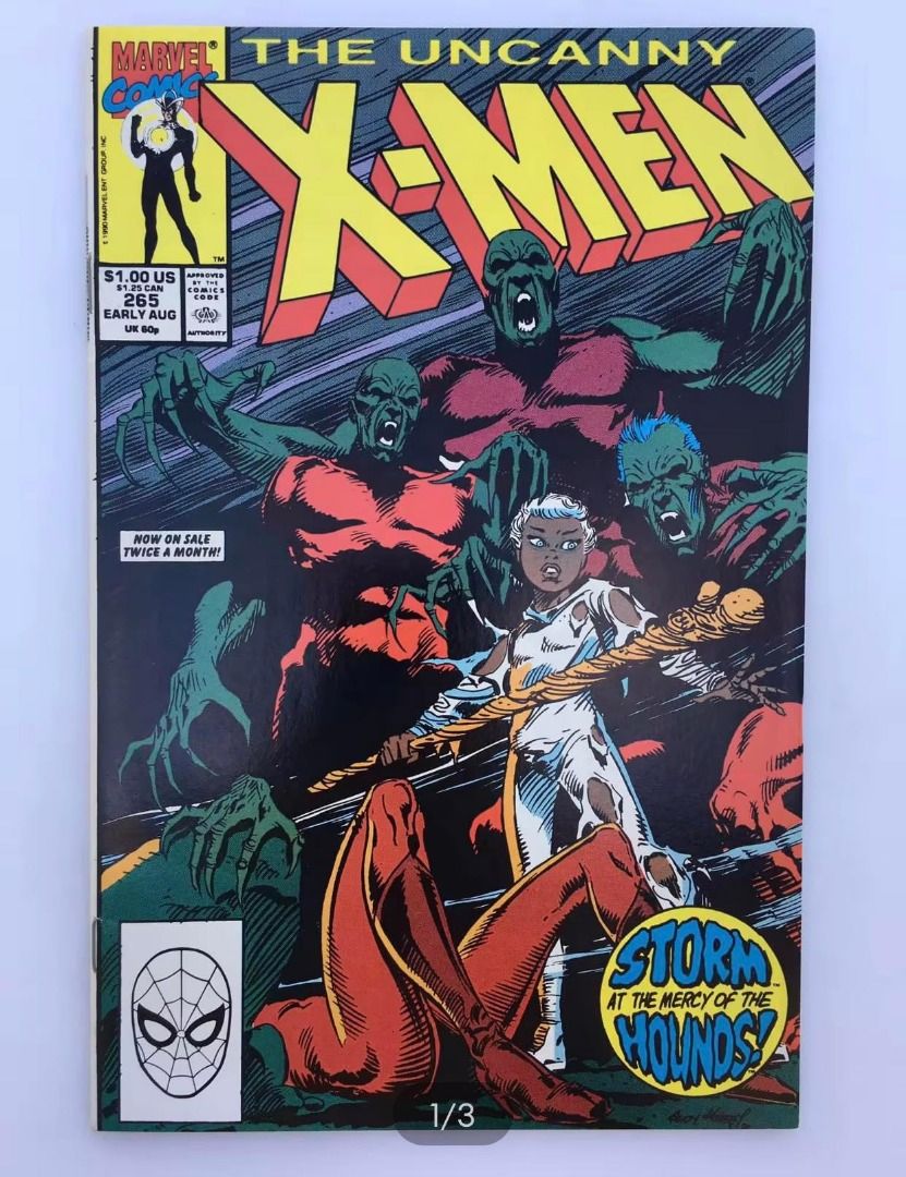 Uncanny X Men 265 Published Aug 1990 by Marve l Comic Book Story by ...