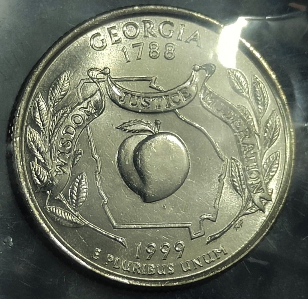 US Coin 1999 Georgia State/Park Quarter UNC (1), Hobbies & Toys ...