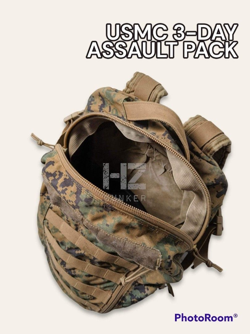 US Marines 3-day military bag, Men's Fashion, Bags, Backpacks on Carousell