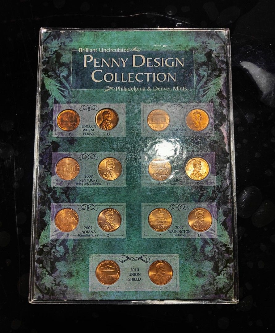 US Penny Design Collection Coin Set(2), Hobbies & Toys, Memorabilia ...