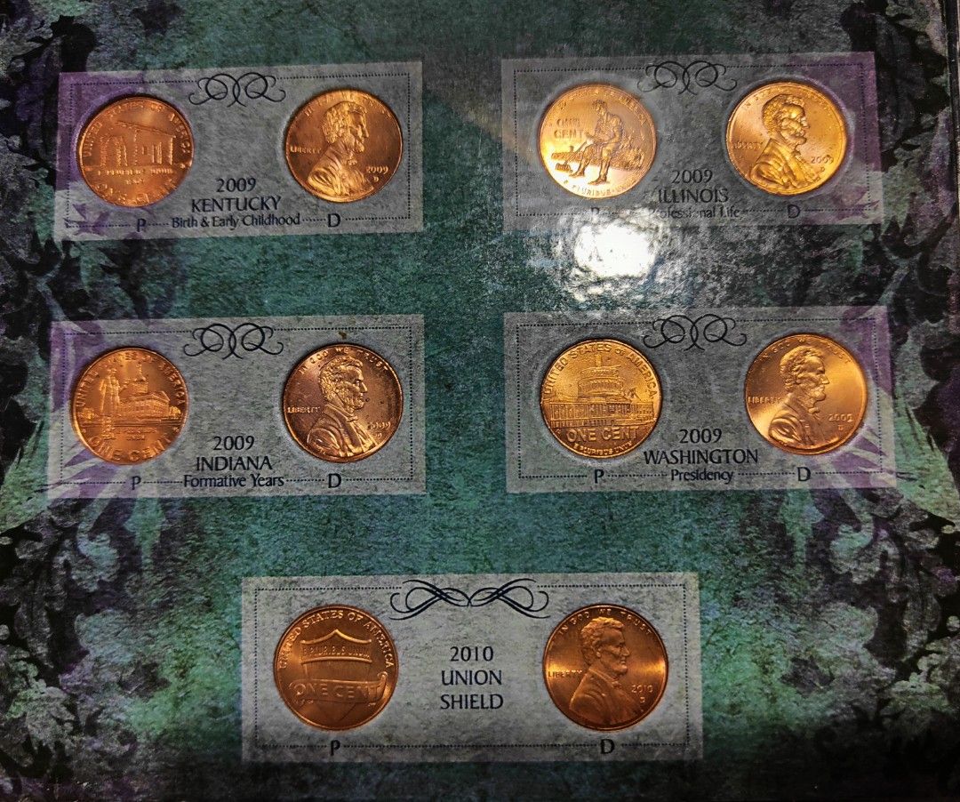 US Penny Design Collection Coin Set(2), Hobbies & Toys, Memorabilia ...