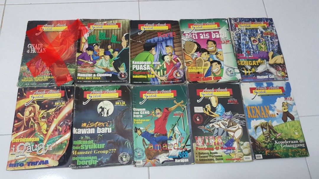 (used) Komik Anak Anak Sidek, Hobbies & Toys, Books & Magazines, Comics & Manga on Carousell