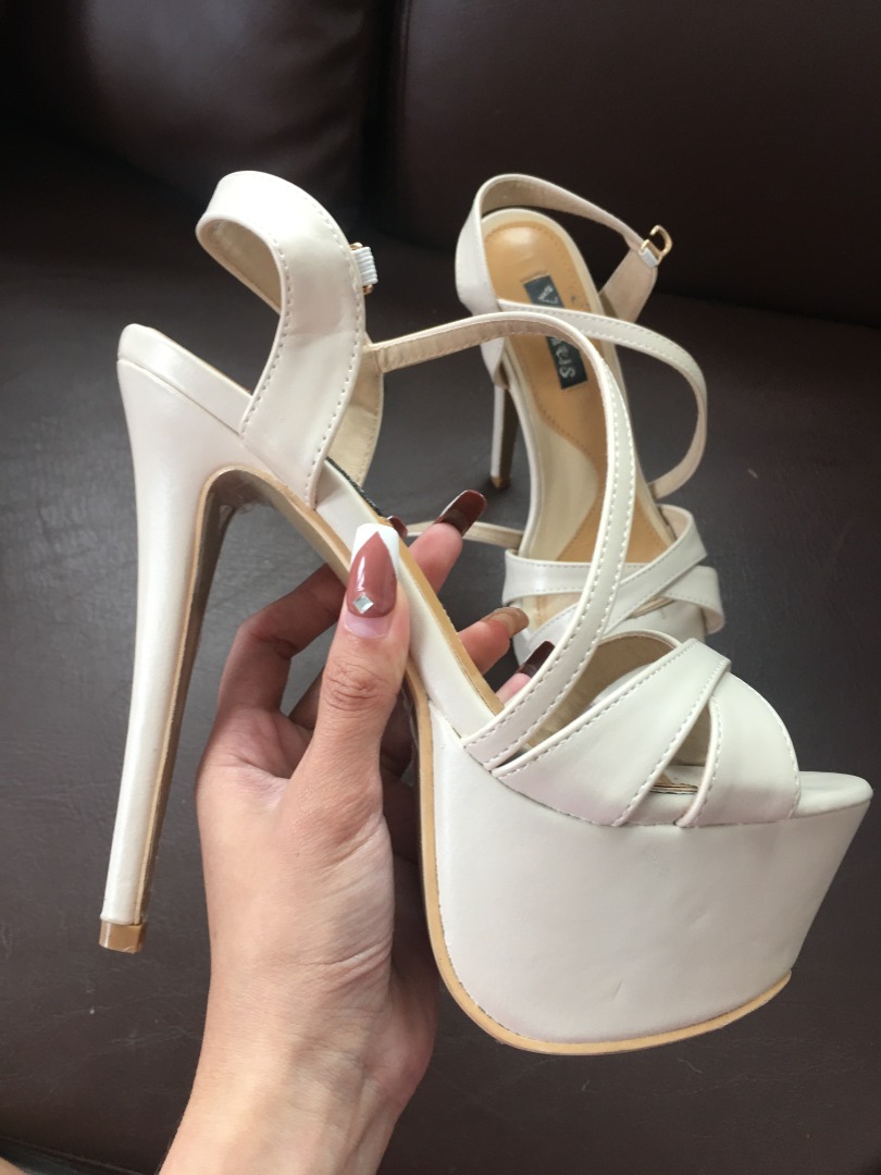VENUS Pageant Heels 6 Inches Like New Size 37, Women's Fashion ...
