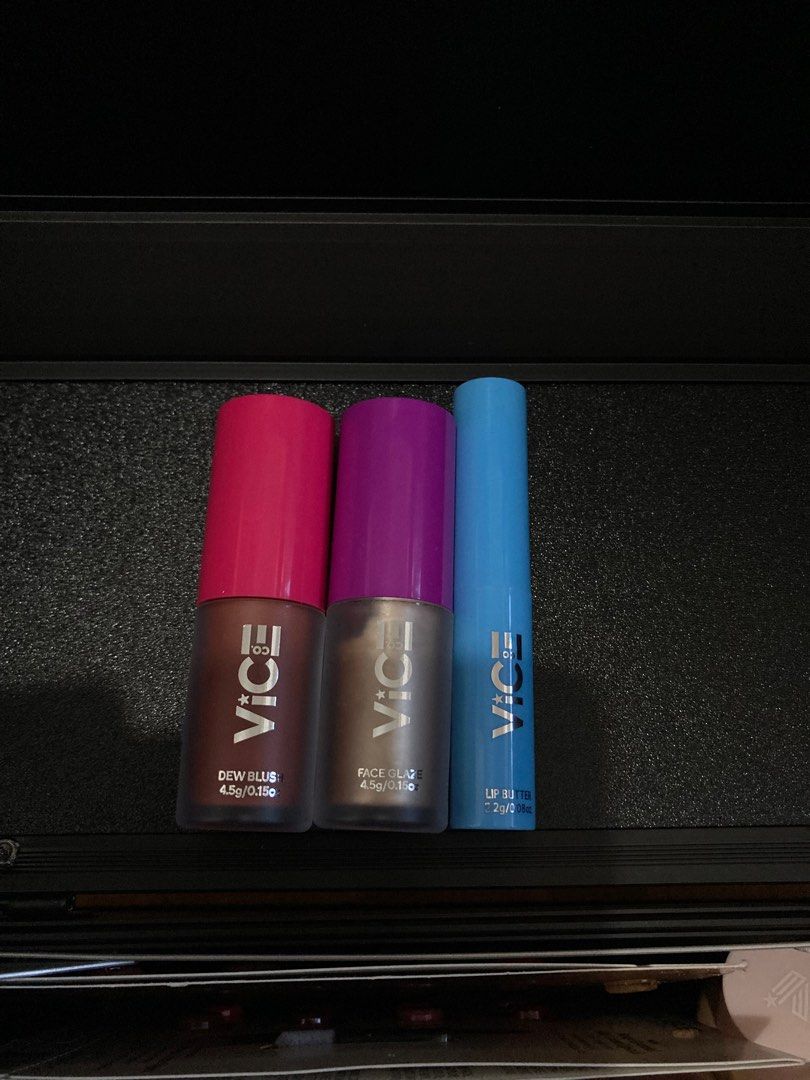 Vice Co dew blush face glaze lip butter Disco Vibes, Beauty & Personal ...