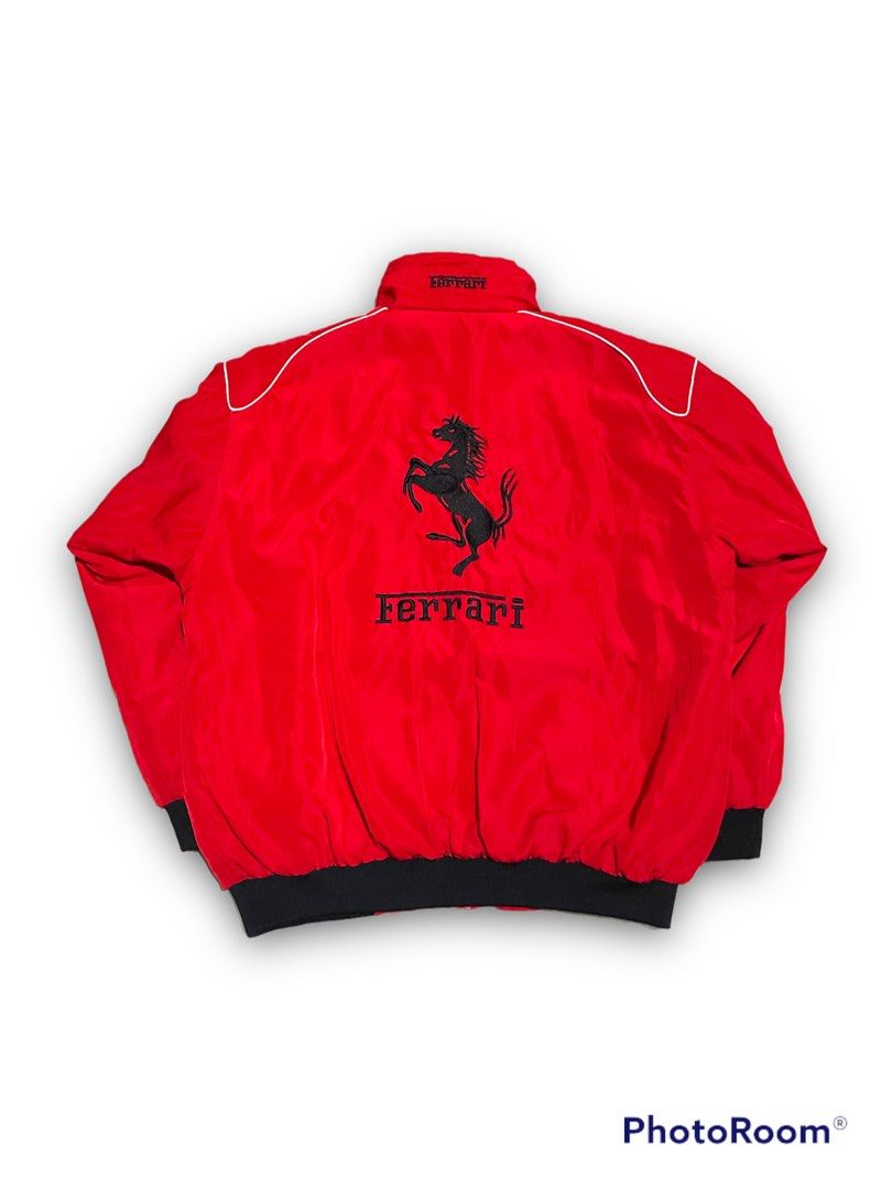 Vintage Ferrari Jacket, Men's Fashion, Coats, Jackets and Outerwear on ...