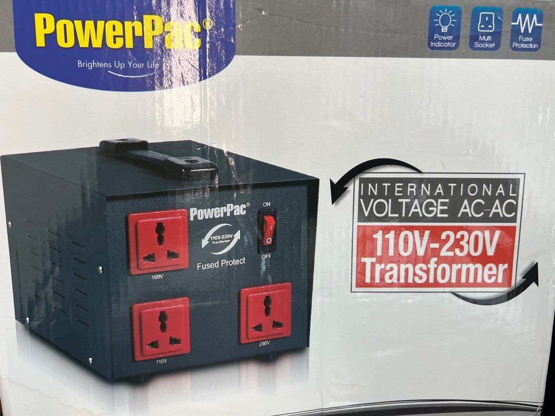 Voltage transformer, TV & Home Appliances, Electrical, Adaptors ...