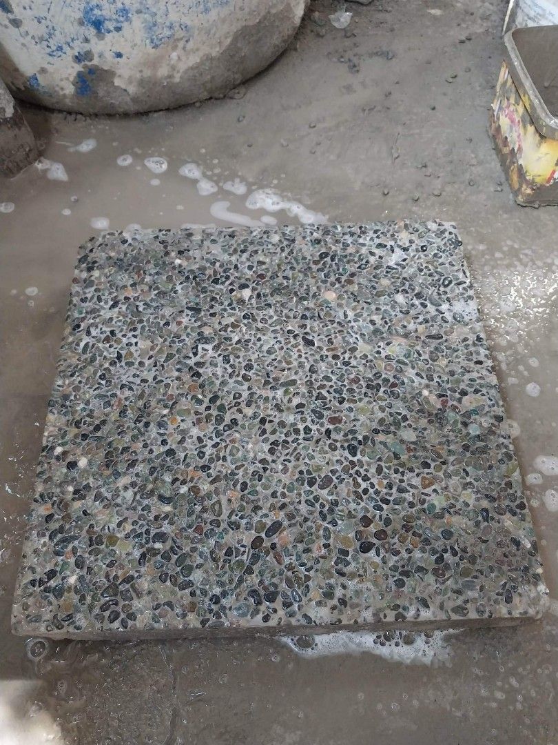 WASH OUT PEBBLES 16*16 INCHES MADE RO ORDER, Commercial & Industrial ...