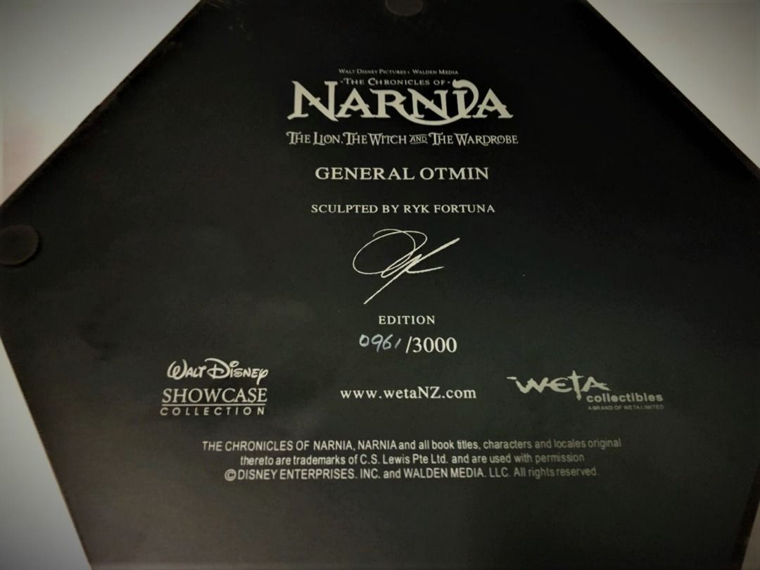 WETA Collectables - Chronicles Of Narnia: General Otmin Statue, Hobbies ...