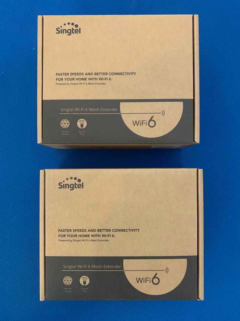 Wifi 6 Mesh Extender (Singtel), Everything Else on Carousell