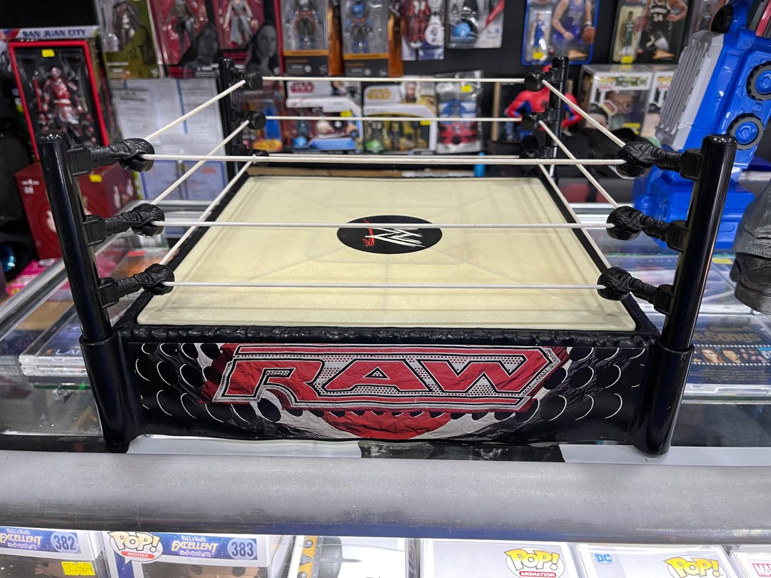 WWE Mattel RAW Bouncing Ring Good Condition, Hobbies & Toys, Toys & Games on Carousell