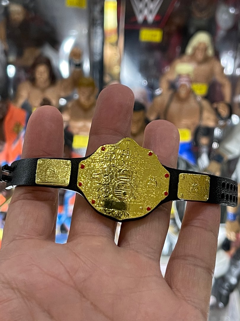 WWE Mattel WHC Figure Belt, Hobbies & Toys, Toys & Games on Carousell
