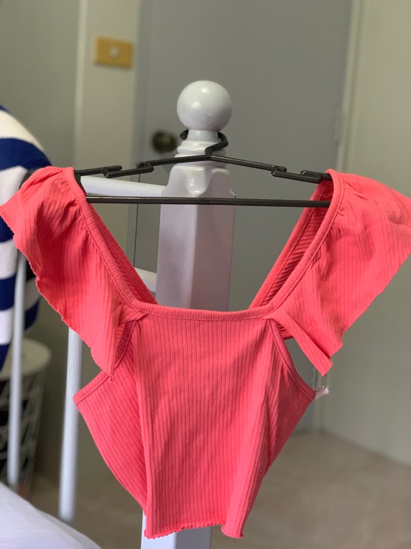 Zara Peachy Cheeky Top, Women's Fashion, Tops, Blouses on Carousell