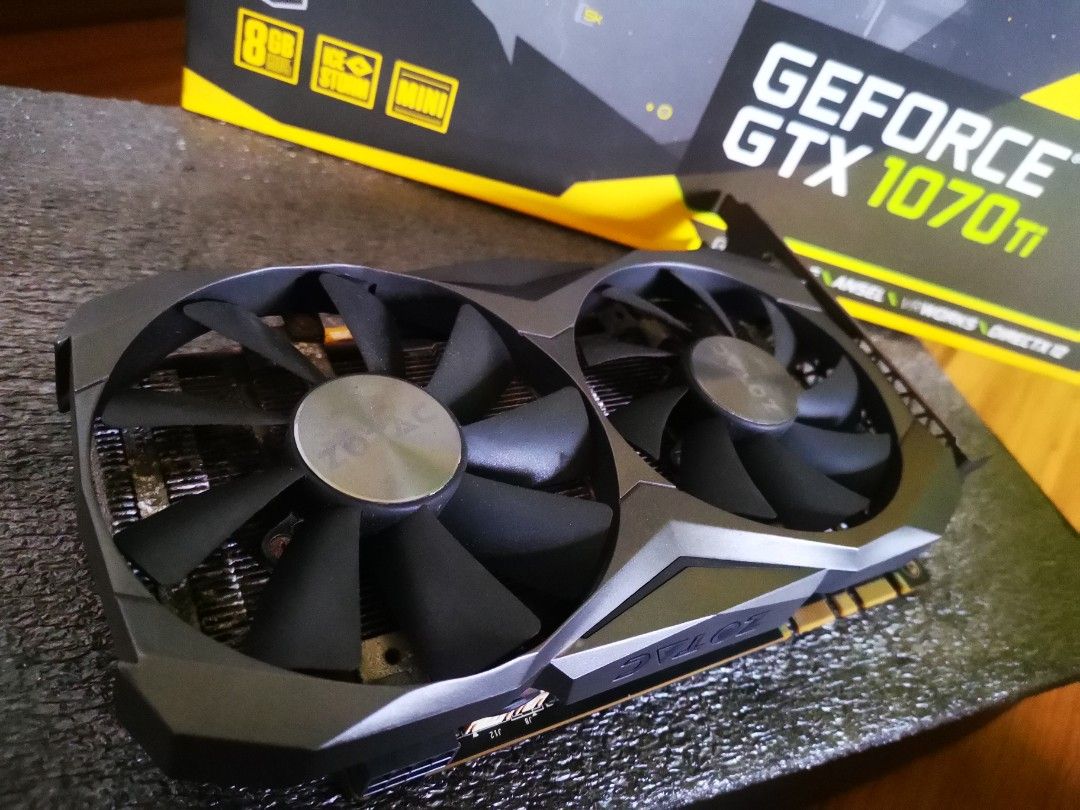 ZOTAC GTX 1070Ti Mini GPU, Computers & Tech, Parts & Accessories ...