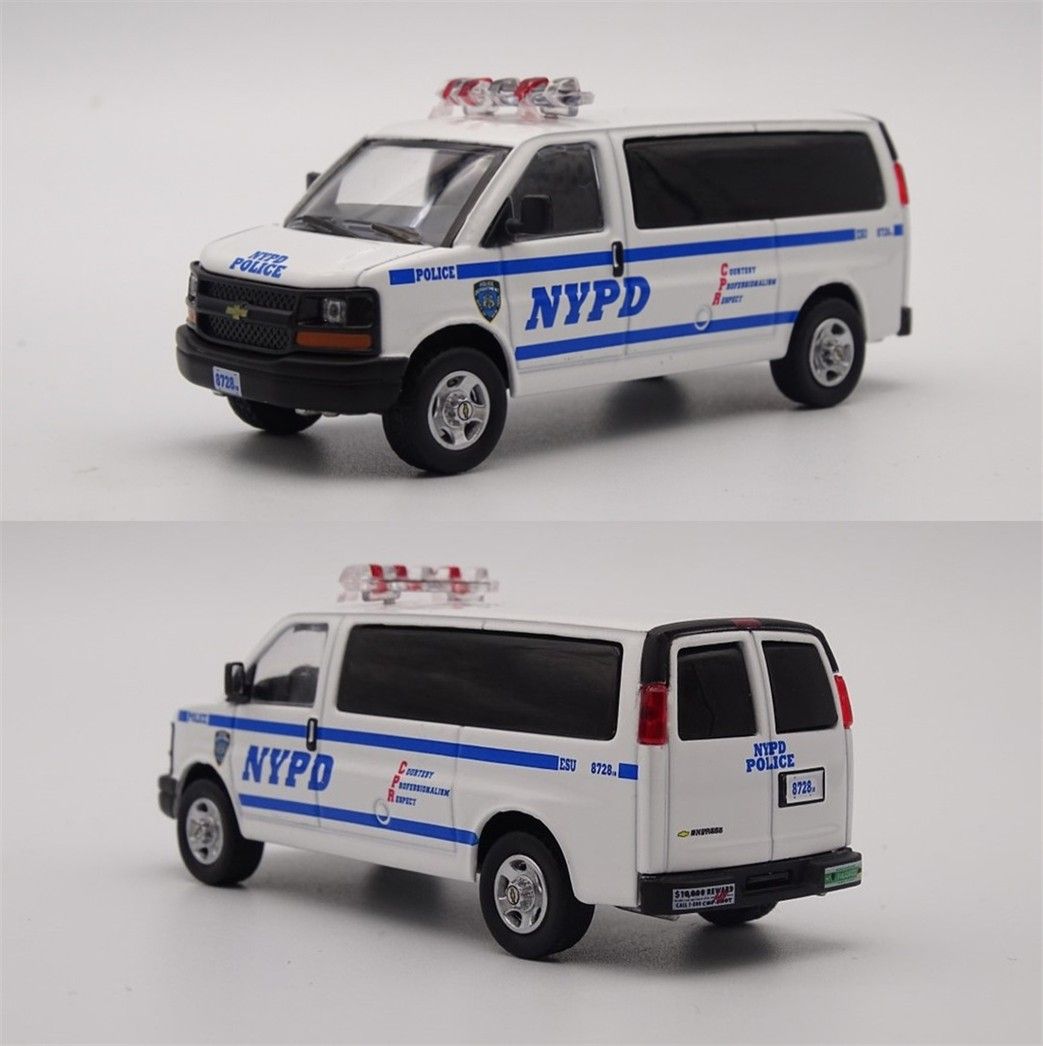 1/64 596 NYPD Chevrolet Express, Hobbies & Toys, Toys & Games on Carousell