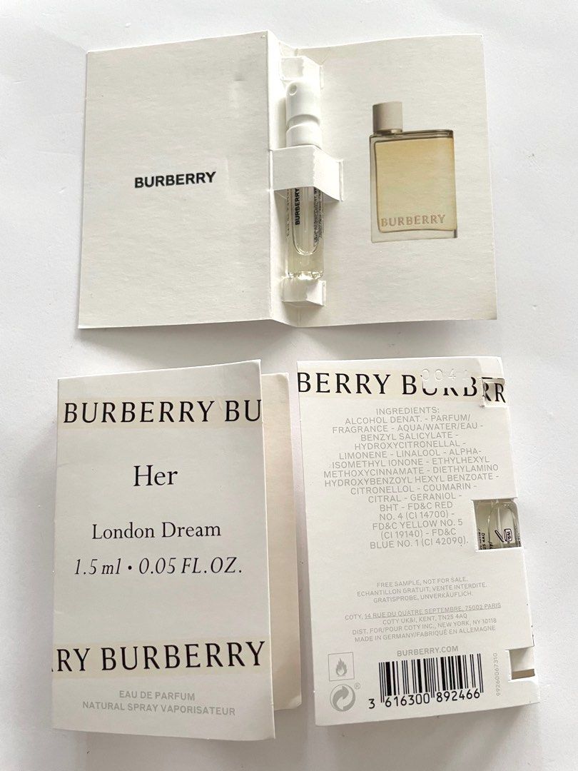 3for$10. Burberry Her London Dream Perfume Samples, Beauty & Personal ...